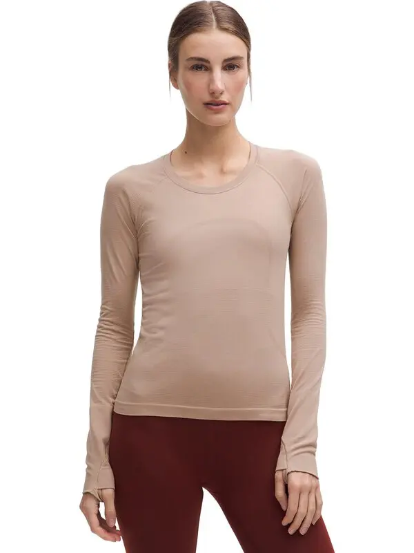 Lululemon Swiftly Tech Long-sleeve Shirt 2.0 - Nutmeg/nutmeg