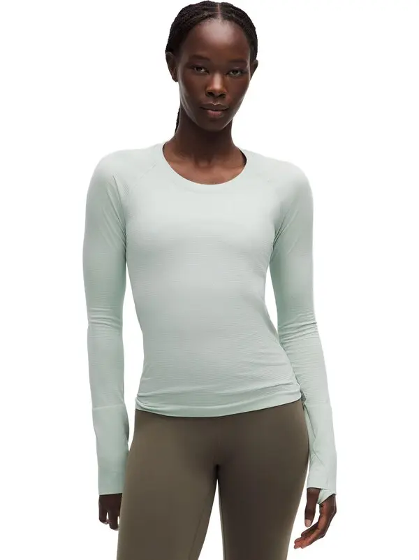 Lululemon Swiftly Tech Long-sleeve Shirt 2.0 - Pelican/pelican