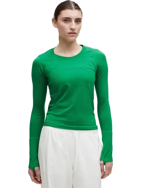 Lululemon Swiftly Tech Long-sleeve Shirt 2.0 - Raceway Green/raceway Green