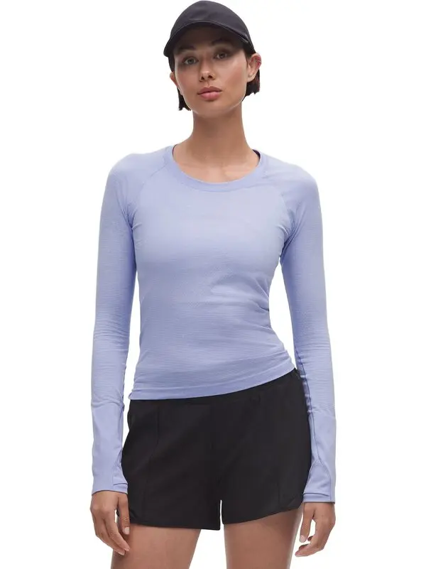 Lululemon Swiftly Tech Long-sleeve Shirt 2.0 - Serene Blue/dusty Lilac