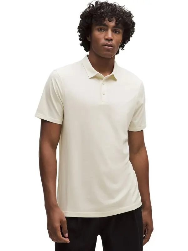 Lululemon Evolution Short-sleeve Polo Shirt - Light Ivory