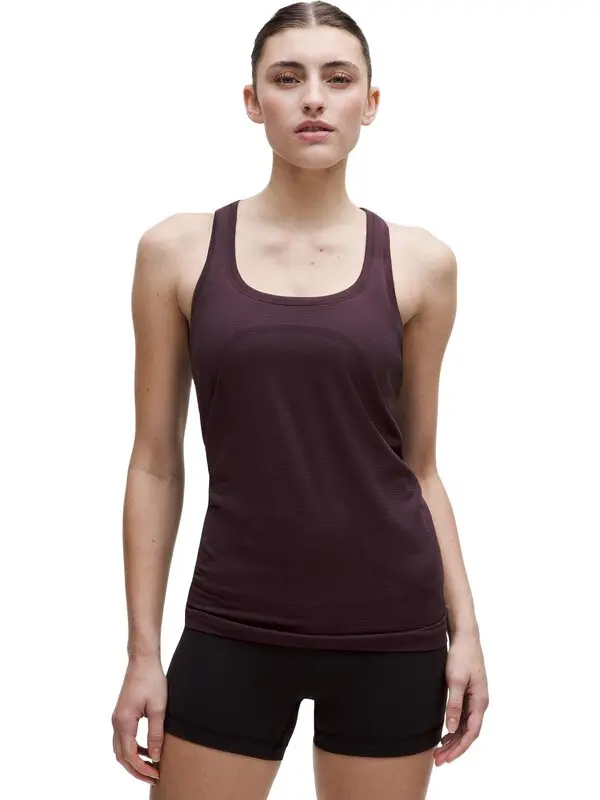 Lululemon Swiftly Tech Racerback Tank Top 2.0 - Black Plum/black Plum