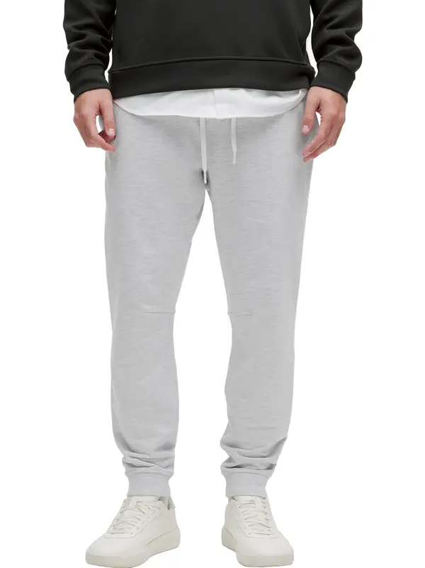 Lululemon City Sweat Joggers - Heathered Ultra Light Grey/sea Salt