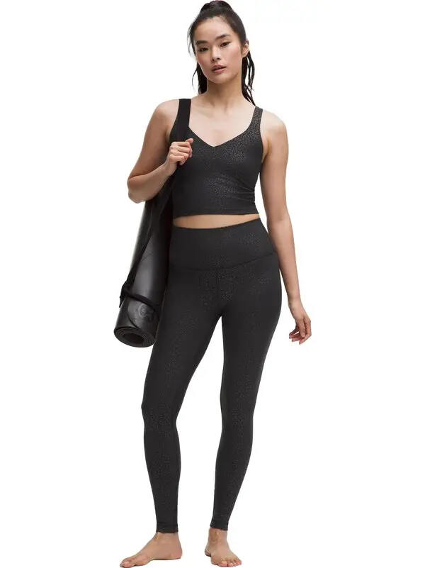 Lululemon Align™ High-rise Pant 28 - Leopardo Shift Micro Emboss Black