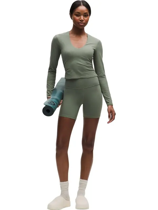 Lululemon Align™ High-rise Short 6 - Willow Leaf