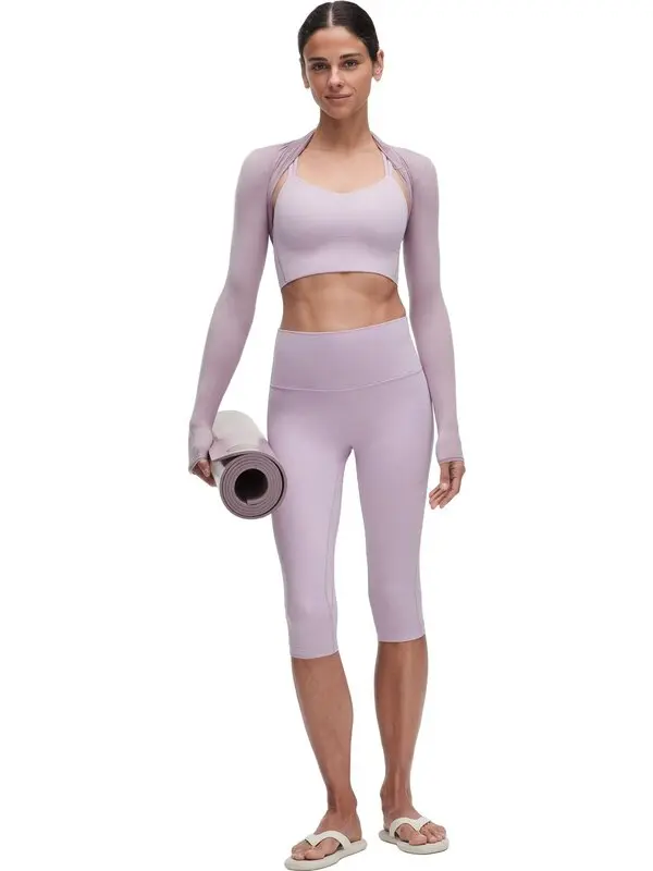 Lululemon Align High-rise Cropped Leggings - Lilac Play