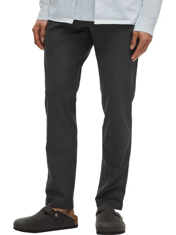Lululemon Classic-fit Abc 5 Pocket Pant 30l - Obsidian