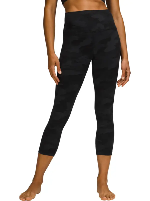 Lululemon Align™ High-rise Crop 23 - Heritage 365 Camo Deep Coal Multi