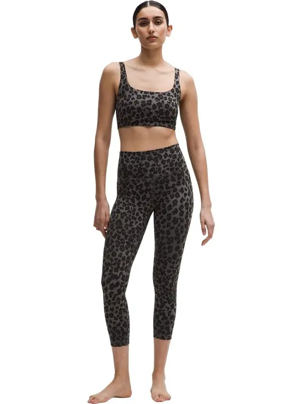Lululemon Align™ High-rise Crop 23 - True Leopard Black Multi