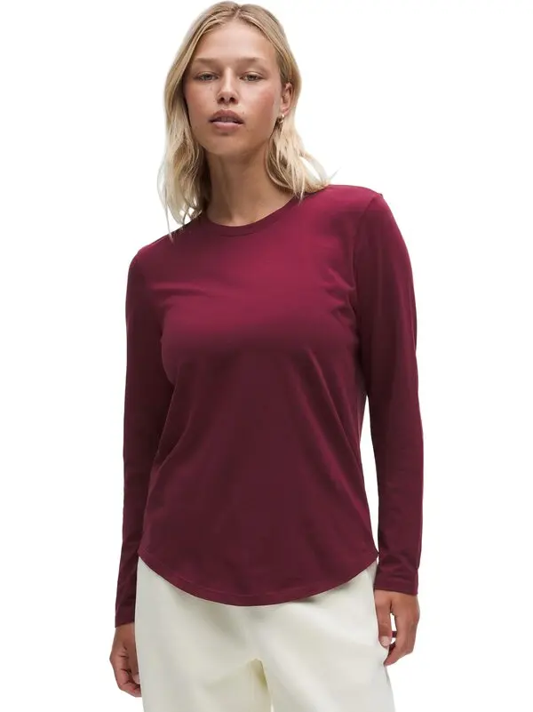 Lululemon Long-sleeve Shirt - Burgundy Bay