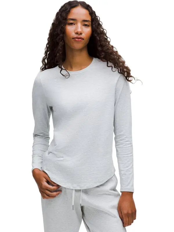 Lululemon Love Long-sleeve Shirt - Heathered Core Ultra Light Grey