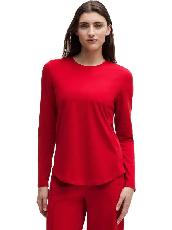 Lululemon Love Long-sleeve Shirt - Oxford Red