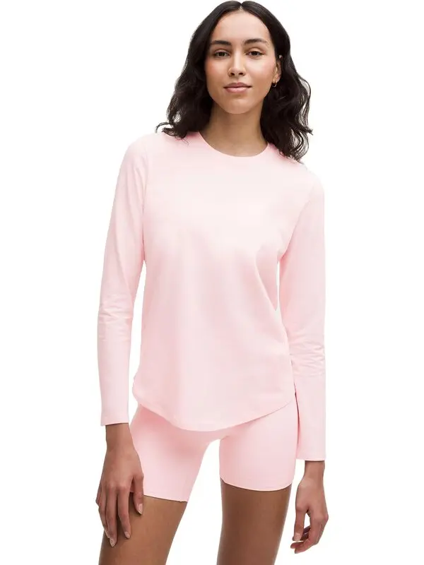 Lululemon Love Long-sleeve Shirt - Pink Pearl