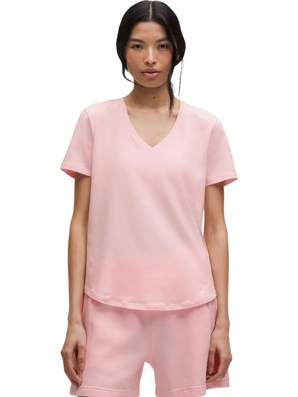Lululemon Love V-neck T-shirt - Pink Pearl