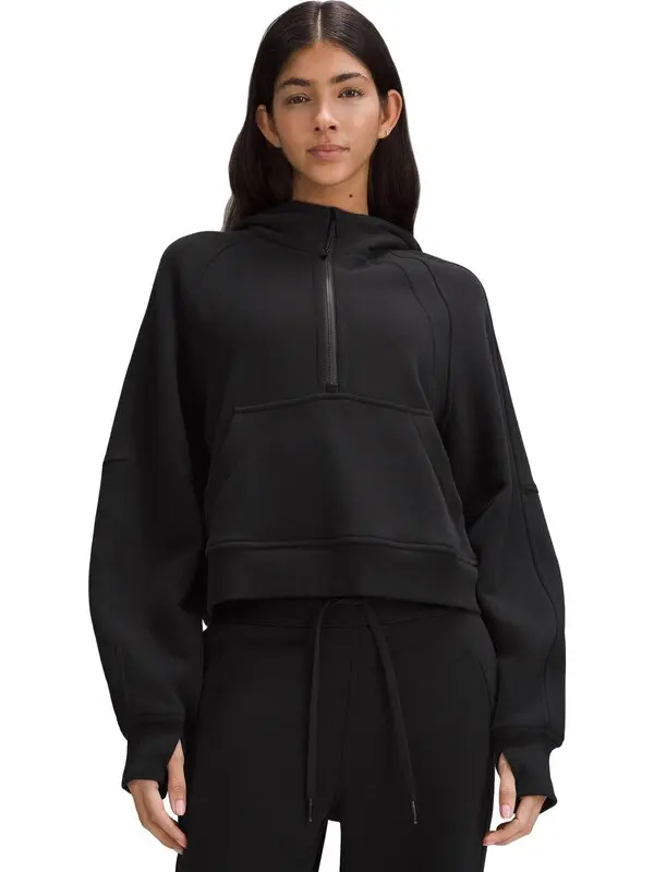 Lululemon Scuba Oversized Half-zip Hoodie - Black