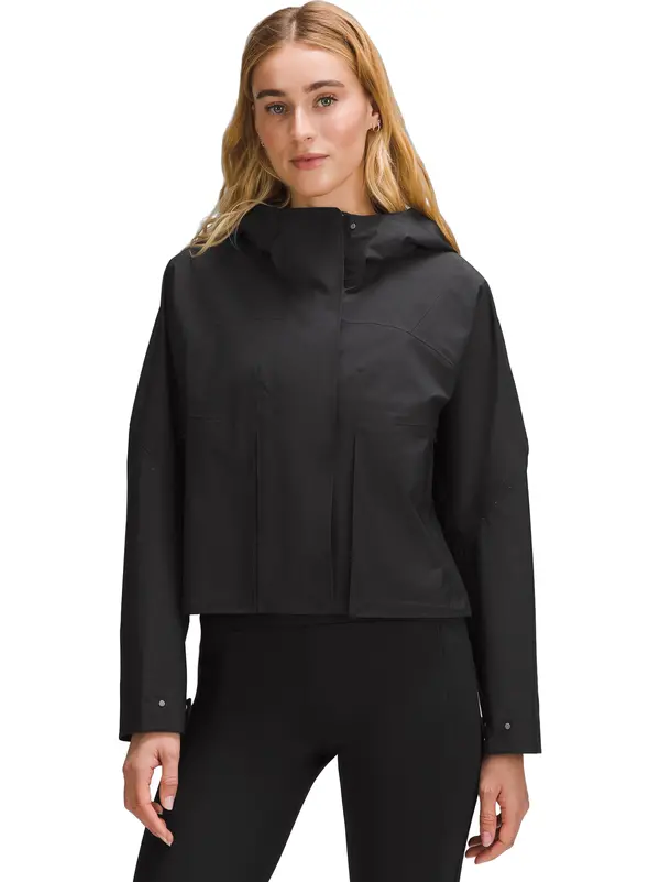 Lululemon Rain Chaser Cropped Jacket - Black