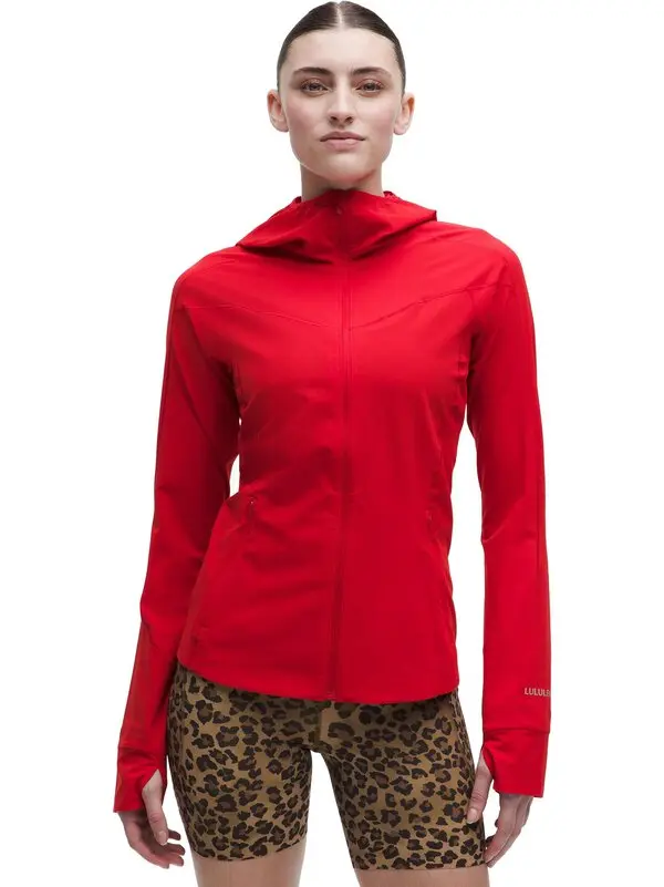 Lululemon Mist Over Windbreaker - Oxford Red
