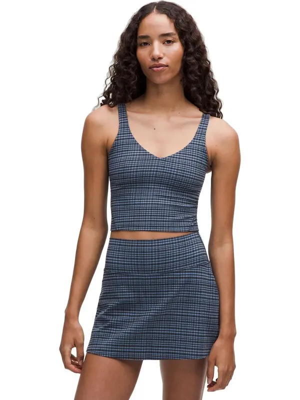 Lululemon Align™ Tank Top - Glow Grid Washed Denim Multi