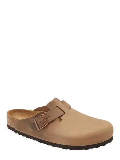 BIRKENSTOCK Boston Soft Clog - Tobacco Oiled Leather