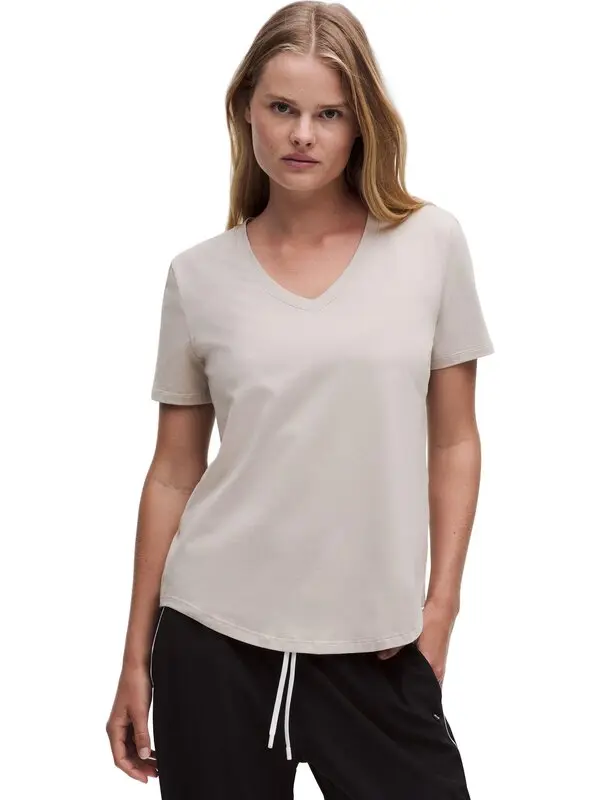 Lululemon Love V-neck T-shirt - Downtown Tan