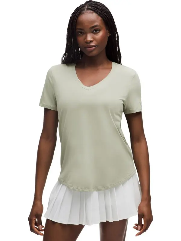 Lululemon Love V-neck T-shirt - Fog Green