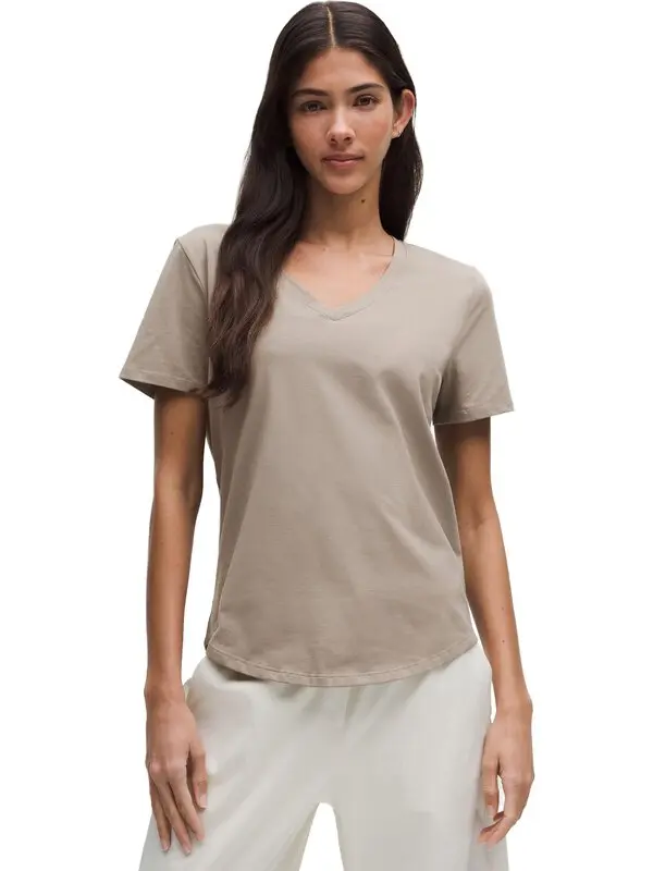 Lululemon Love V-neck T-shirt - Warm Ash Grey