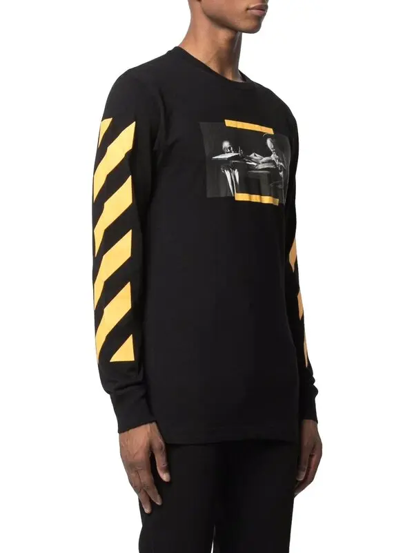 Off-White Caravaggio Print Long-sleeve T-shirt - Black