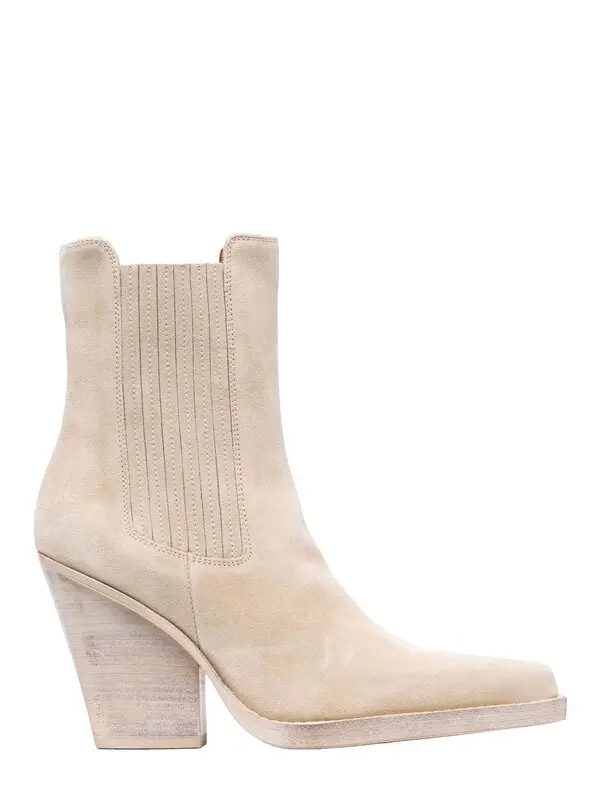 Paris Texas 105mm Dallas Cowboy Boots - Neutrals