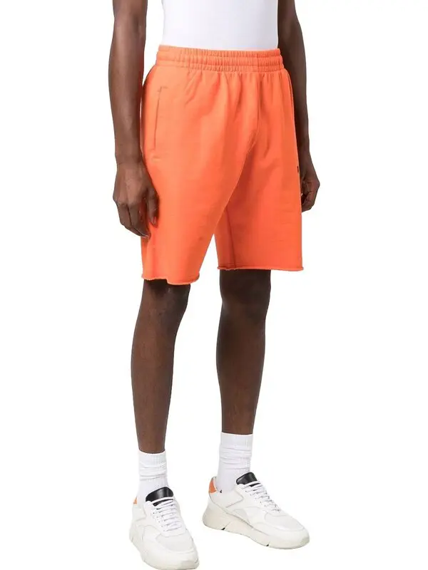 Off-White Logo-print Track Shorts - Orange