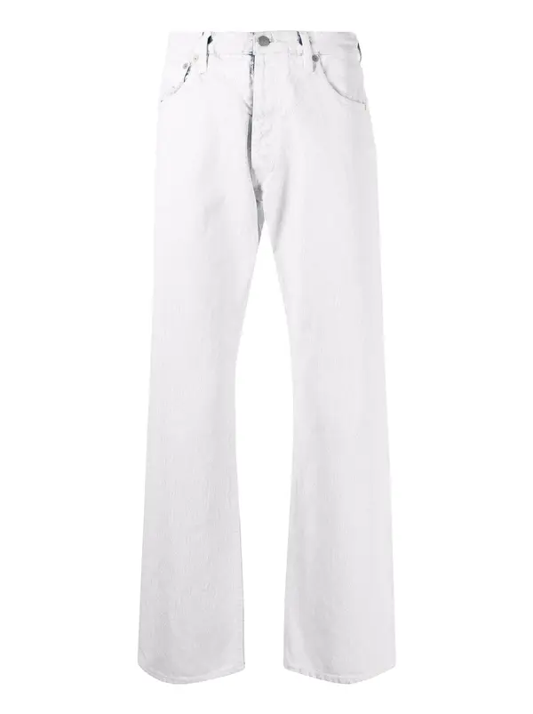 MAISON MARGIELA Mid-rise Straight Jeans - White