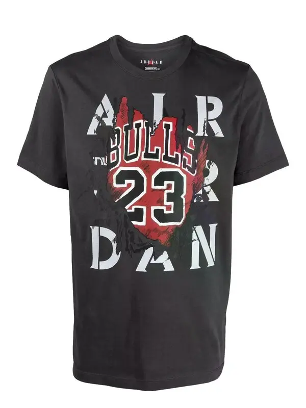 JORDAN Graphic-print Short-sleeve T-shirt - Grey