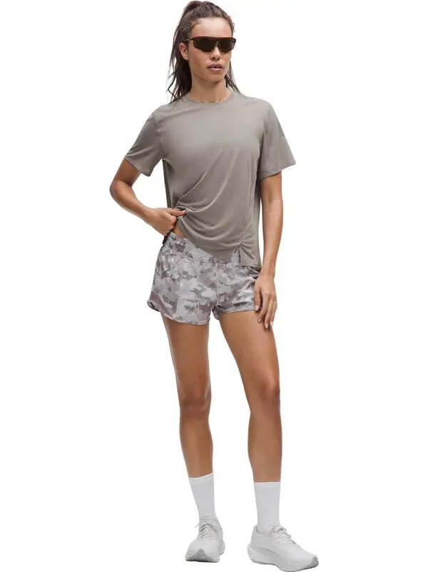 Lululemon Hotty Hot High-rise Lined Short 2.5 - Thawed Camo Warm Ash Grey Multi/zen