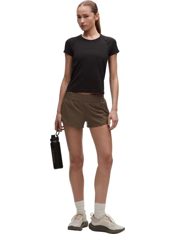 Lululemon Hotty Hot High-rise Lined Short 2.5 - Walnut Crunch