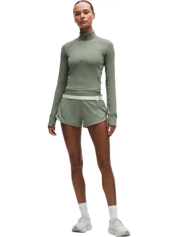 Lululemon Hotty Hot High-rise Lined Short 2.5 - Willow Leaf