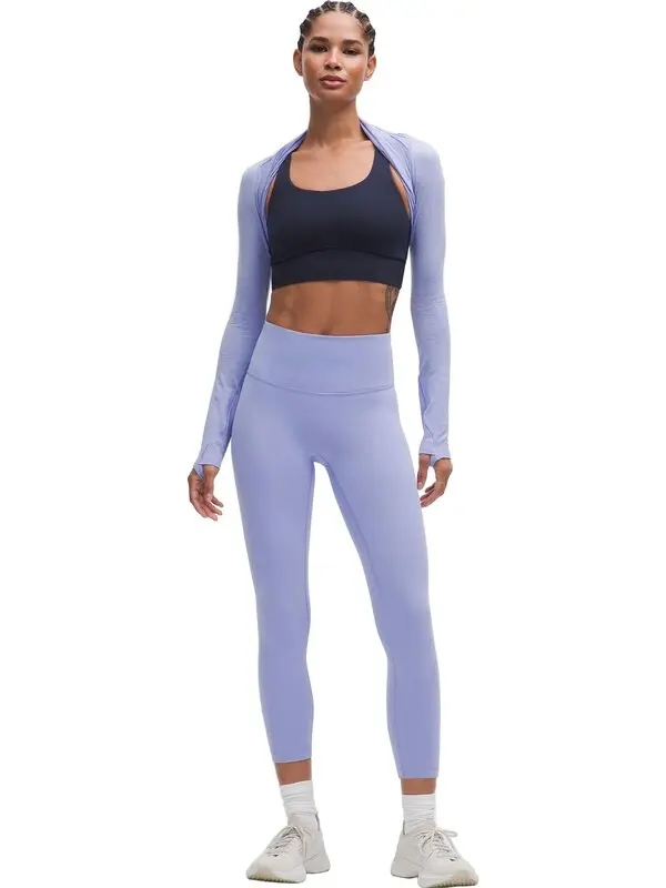 Lululemon Wunder Train High-rise Crop 23 - Dusty Lilac