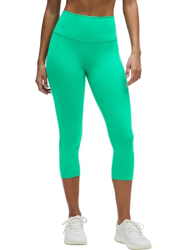Lululemon Wunder Train High-rise Crop 21 - Kelly Green