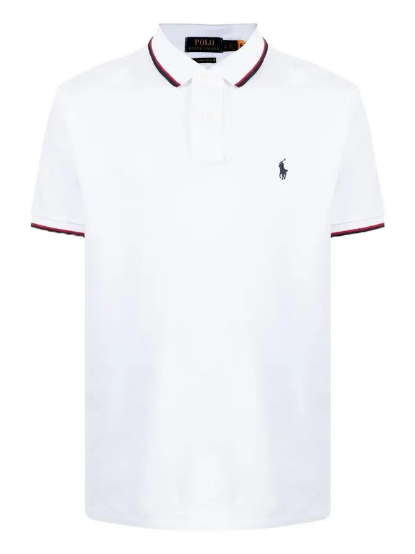 Polo Ralph Lauren Logo-embroidered Polo Shirt - White