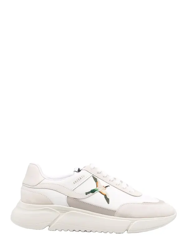 Axel Arigato Suede-panelled Low-top Sneakers - White
