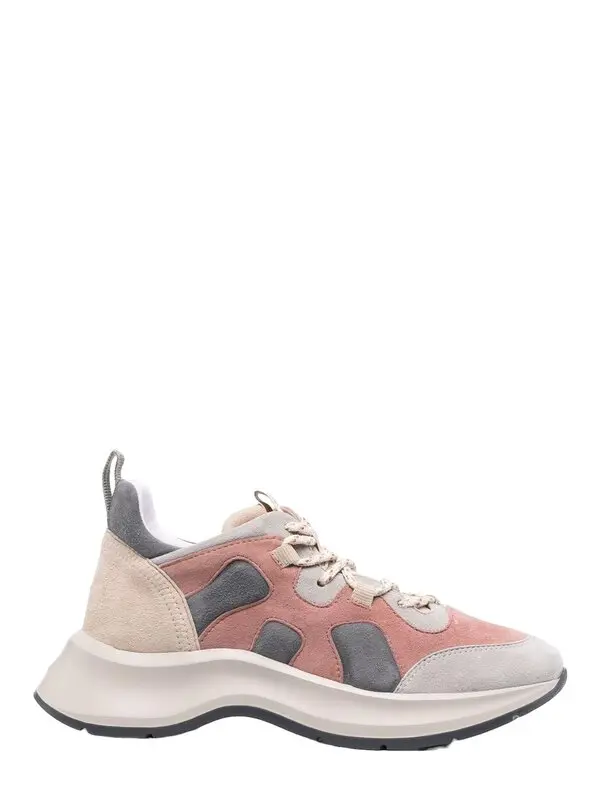 Hogan H585 Color-block Sneakers - Grey