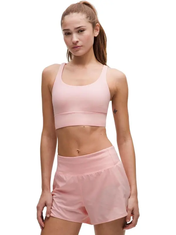 Lululemon Energy Longline Bra - Blush Quartz