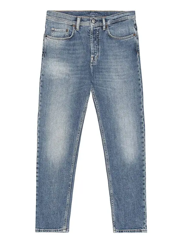 Acne Studios River Straight Leg Jeans - Mid Blue