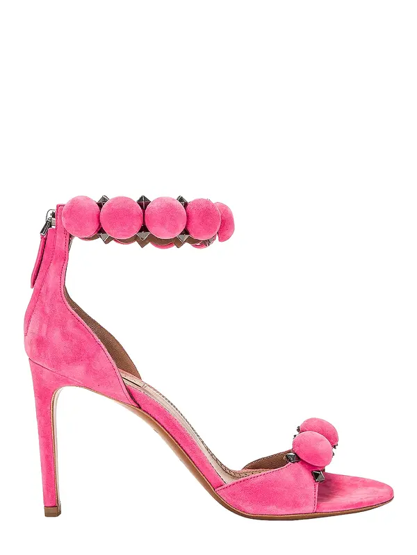 Alaïa La Bombe Ankle Bracelet Sandals - Rose Petal