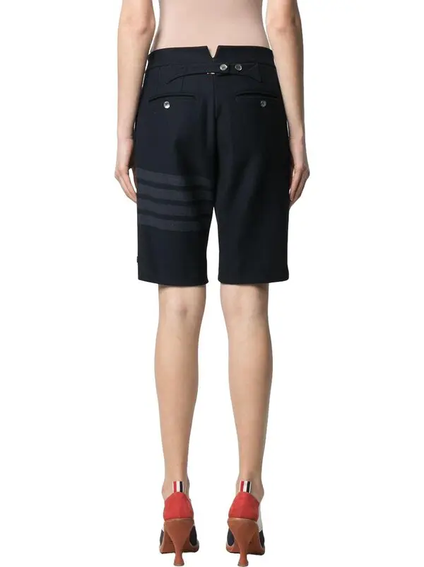 Thom Browne 4-bar Stripe Twill Shorts - Blue