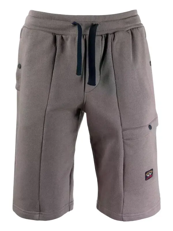 Paul & Shark Drawstring Track Shorts - Grey