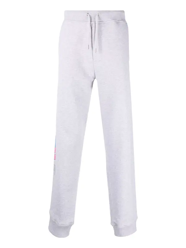 Helmut Lang 3d Logo Track Pants - Grey