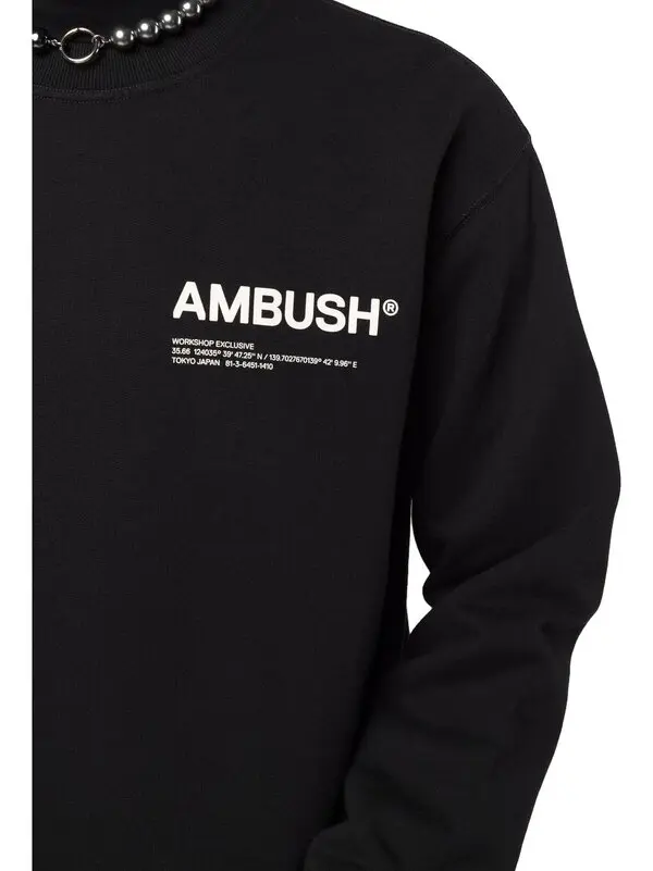 AMBUSH Workshop Crew-neck Sweatshirt - Black