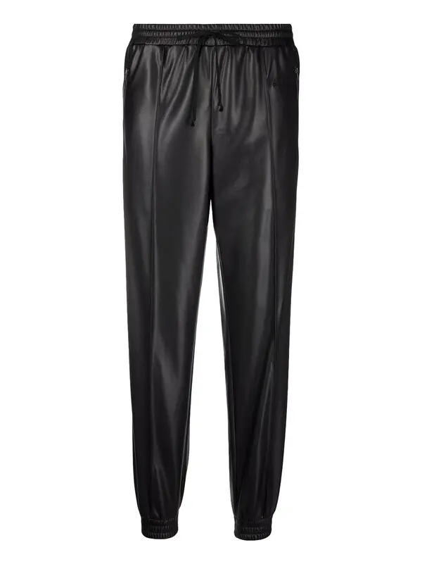 Philosophy Di Lorenzo Serafini Elasticated-waist Tapered Trousers - Black
