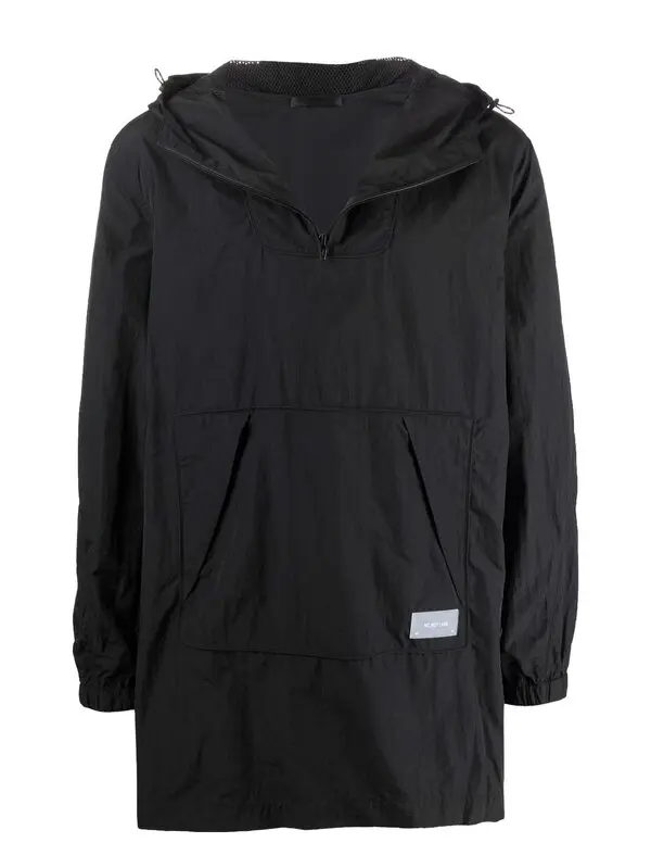 Helmut Lang Hooded Pullover Jacket - Black