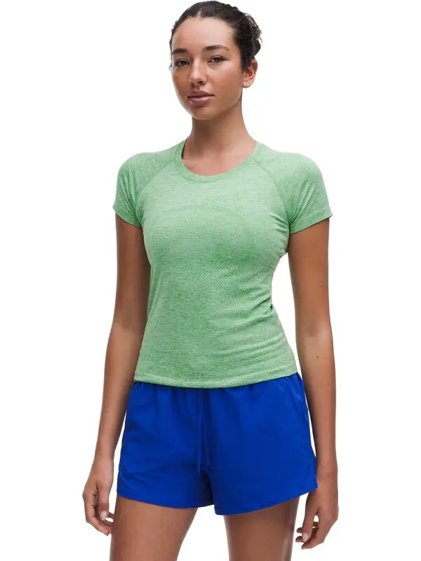 Lululemon Swiftly Tech Short-sleeve Shirt 2.0 - Chameleon/light Ivory