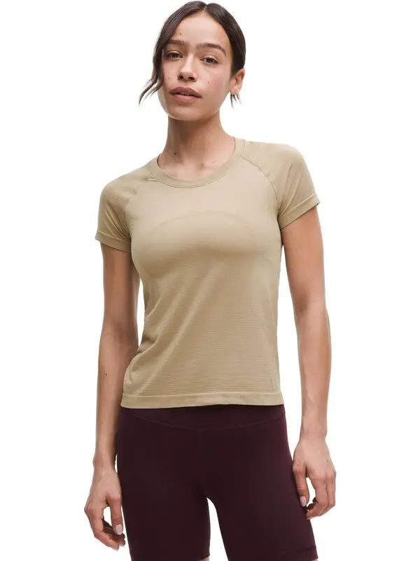 Lululemon Swiftly Tech Short-sleeve Shirt 2.0 - Sheer Oak/sheer Oak